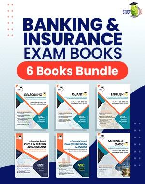 Complete Bank & Insurance Exam's Books Bundle (Six Books)