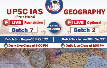 UPSC IAS (Pre + Mains) Live Foundation Batch 7 + Geography Optional Batch 2