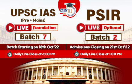 UPSC IAS (Pre + Mains) Live Foundation Batch 7 + PSIR Optional Batch 2
