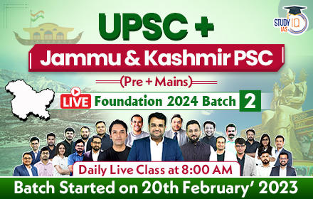 UPSC + JKPSC (Pre + Mains) Live Foundation 2024 Batch 2