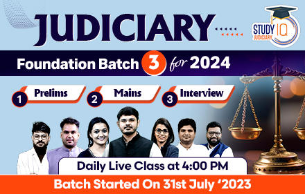 Judiciary (Pre + Mains) Live Foundation 2024 Batch 3