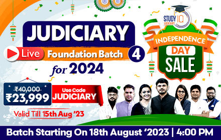 Judiciary Exam Coaching, Best Online Judiciary Coaching - StudyIQ