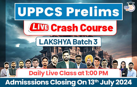UPPCS Prelims Live Crash Course Lakshya Batch 3