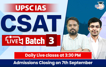 UPSC IAS CSAT Live New Batch 3
