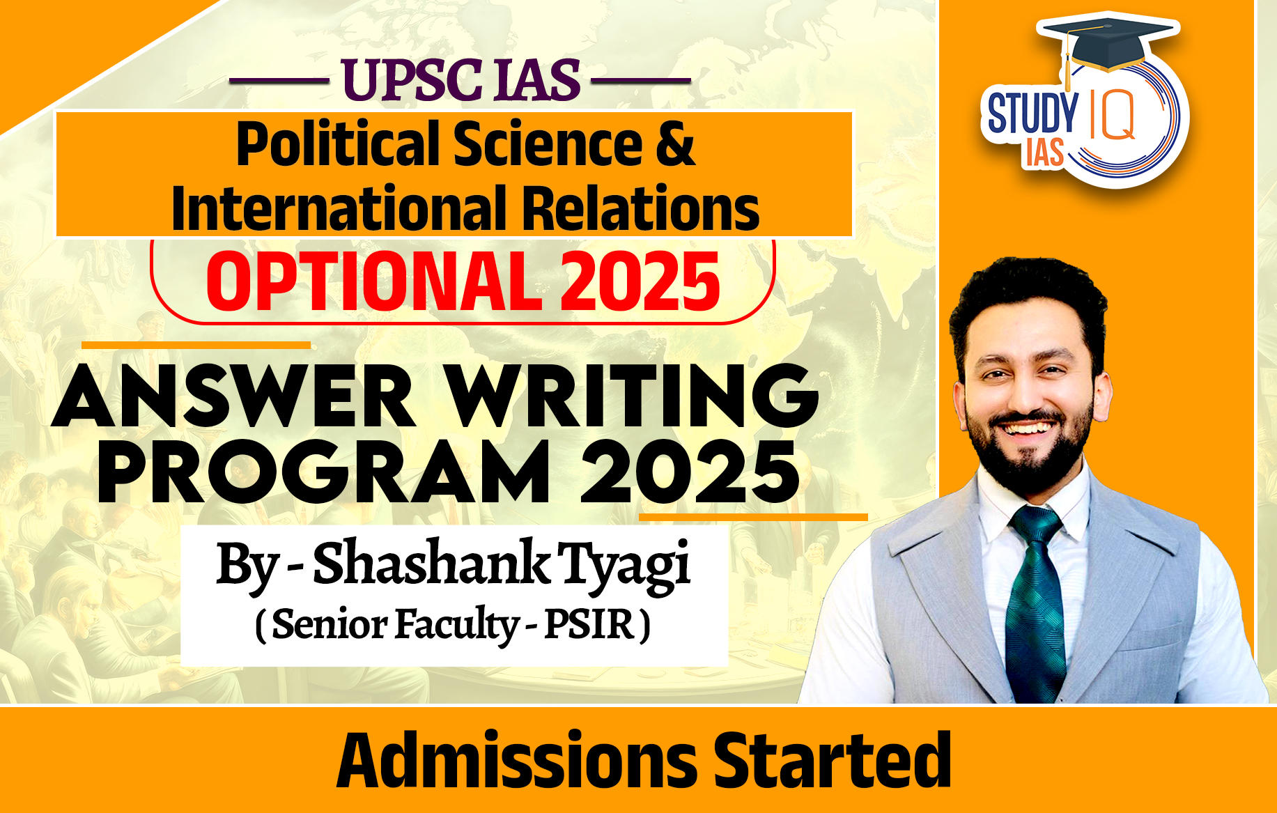 PSIR Optional Answer Writing Program 2025 Live Batch 2
