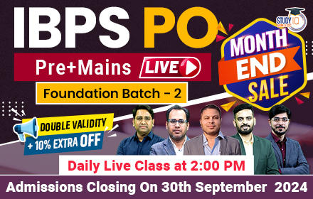 IBPS PO (Pre + Mains) Live Foundation Batch 2