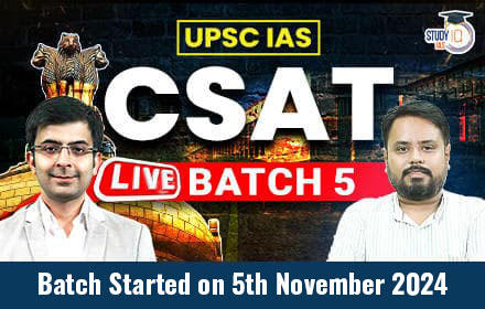 UPSC IAS CSAT Live New Batch 5