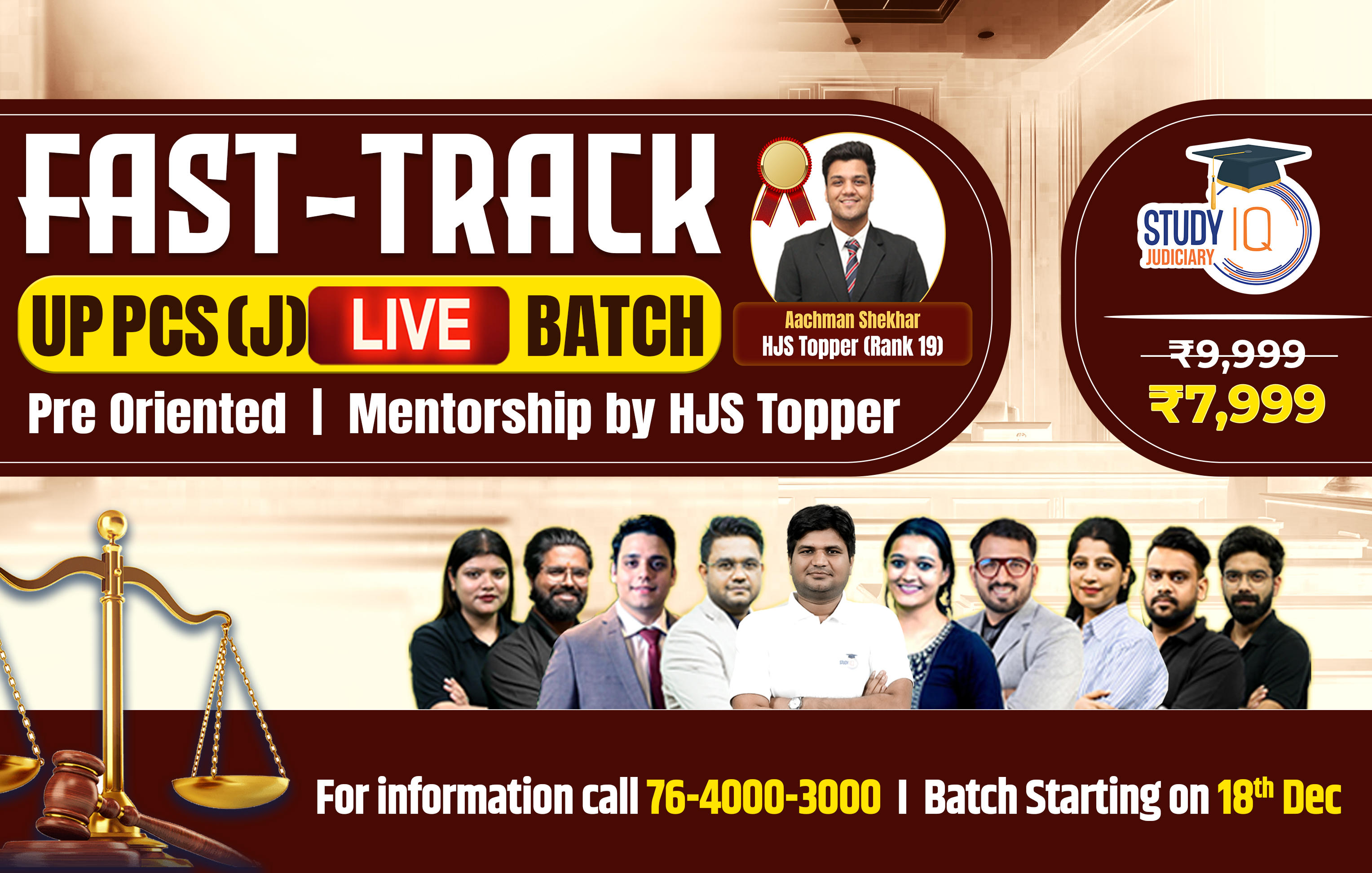 Judiciary Online Coaching 2025 by StudyIQ, Enroll Now!