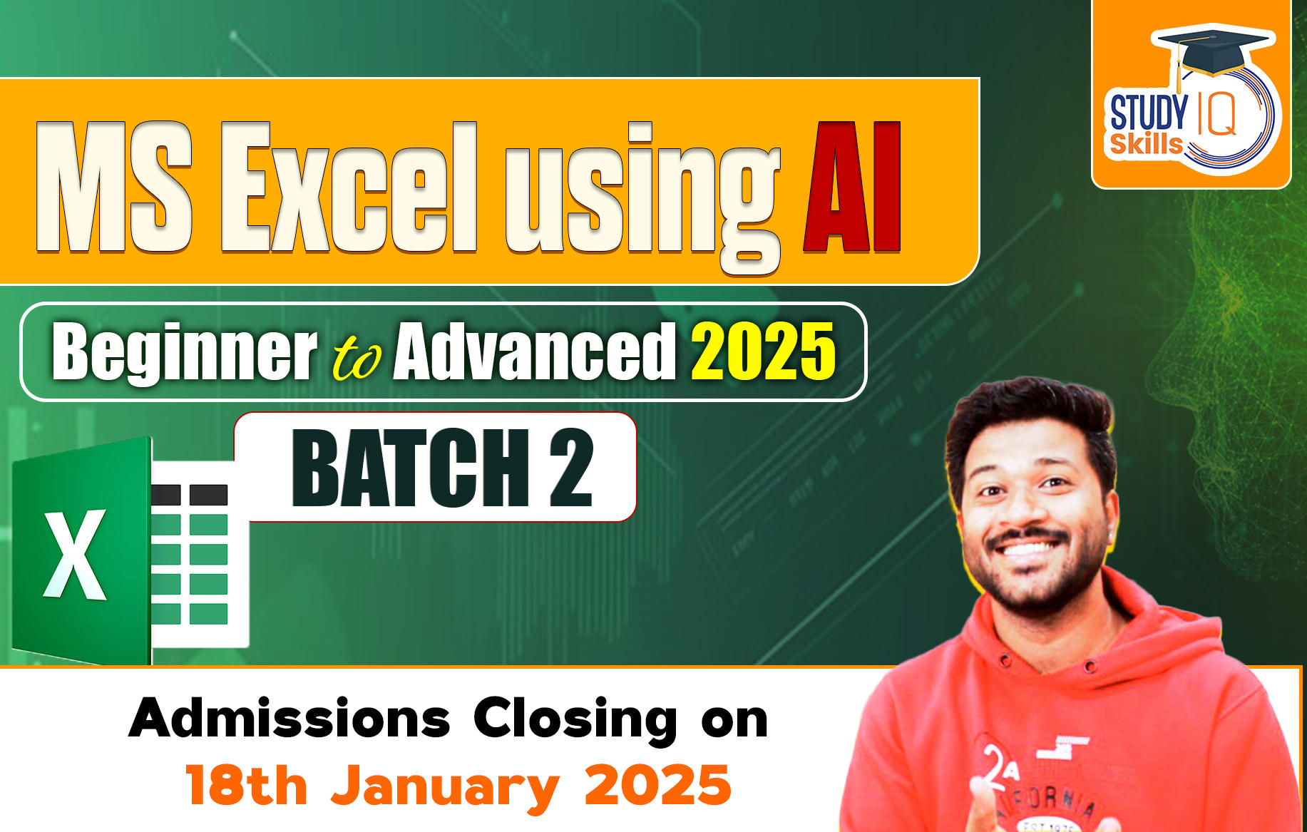 Microsoft Excel Using AI Beginner to Advanced 2025 Batch 2