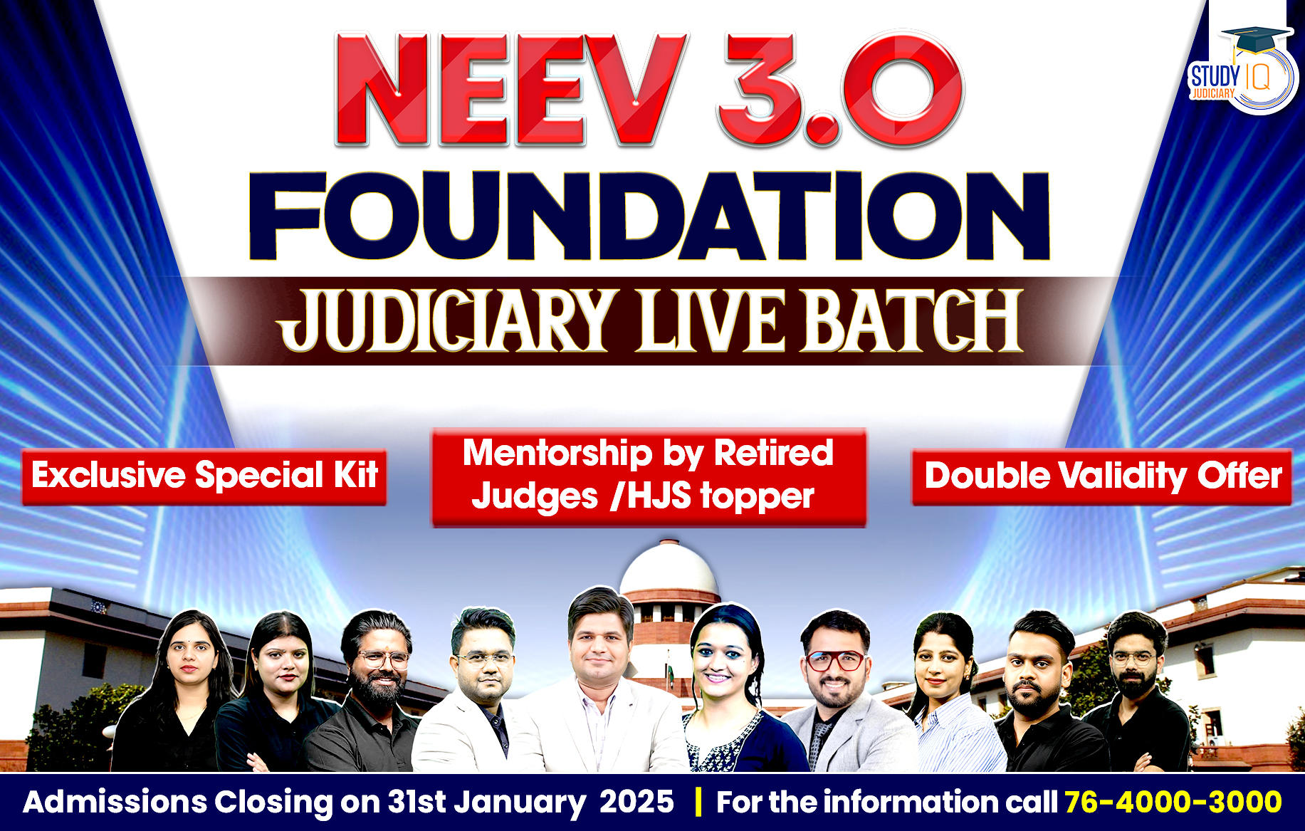 NEEV 3.0 Foundation Judiciary Live Batch