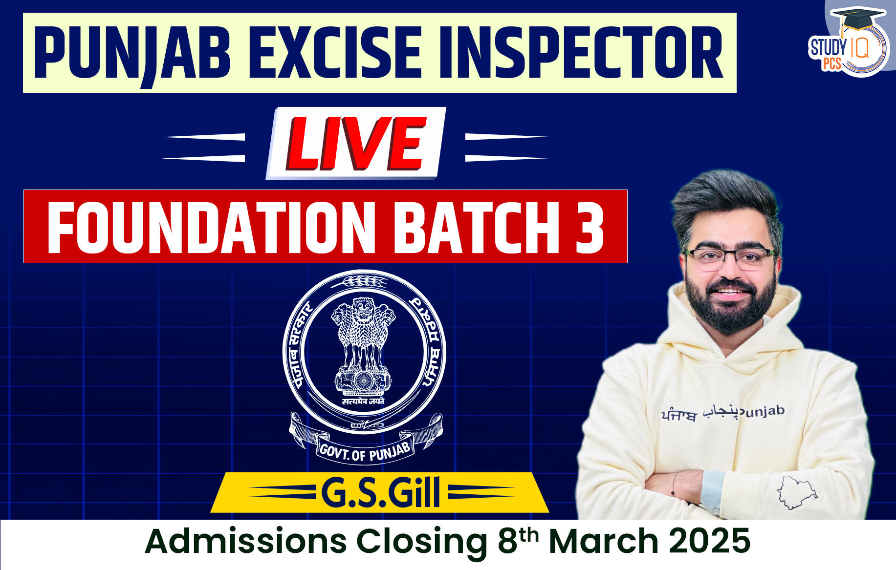 Punjab Excise Live Foundation Batch 3