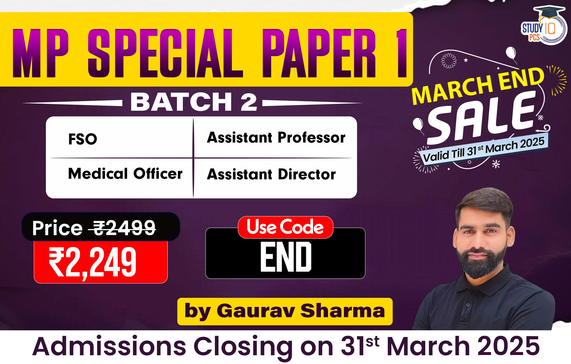 MP Special Paper 1 By Gaurav Sharma Batch 2