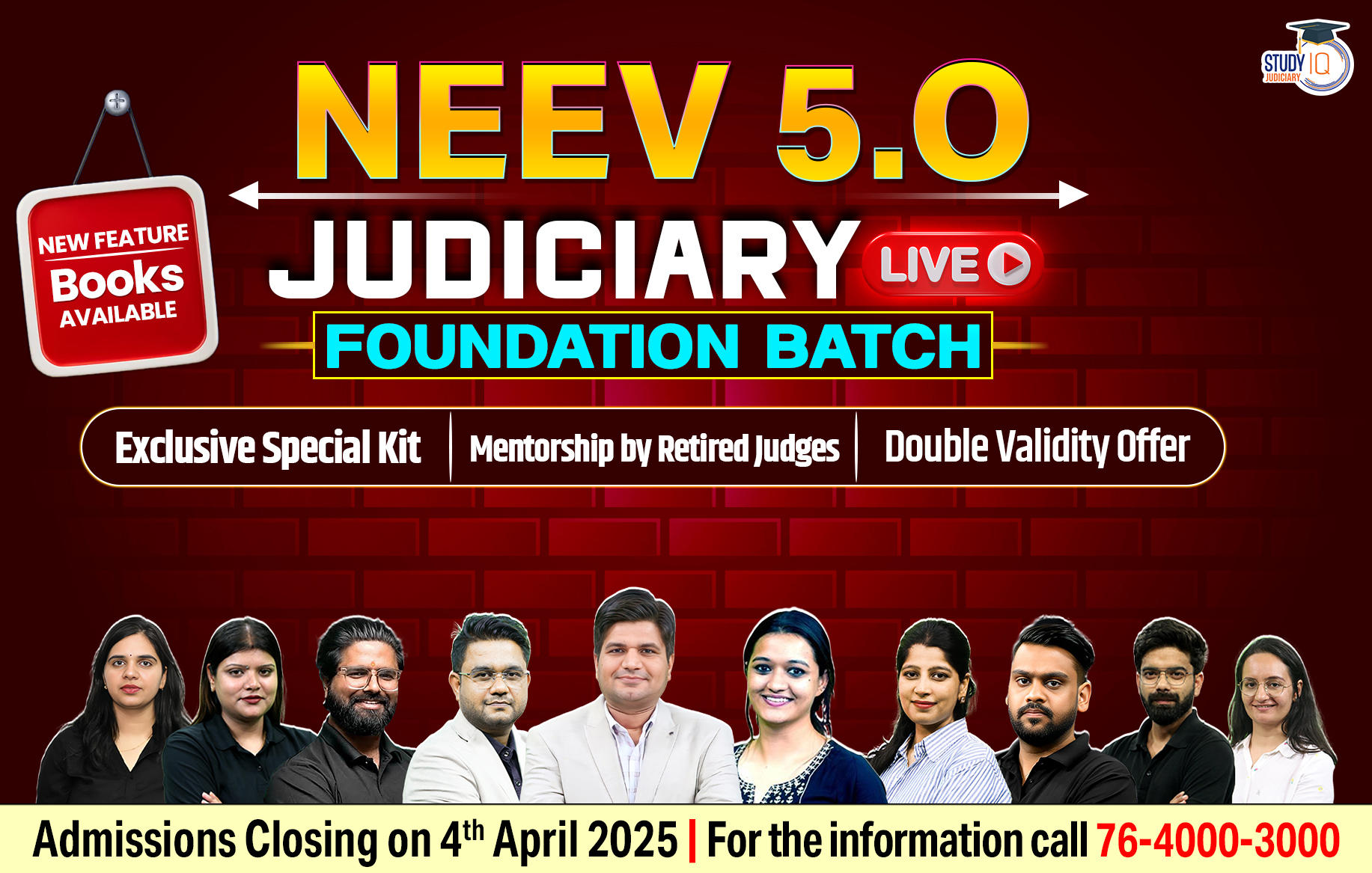 NEEV 5.0 Foundation Judiciary Live Batch