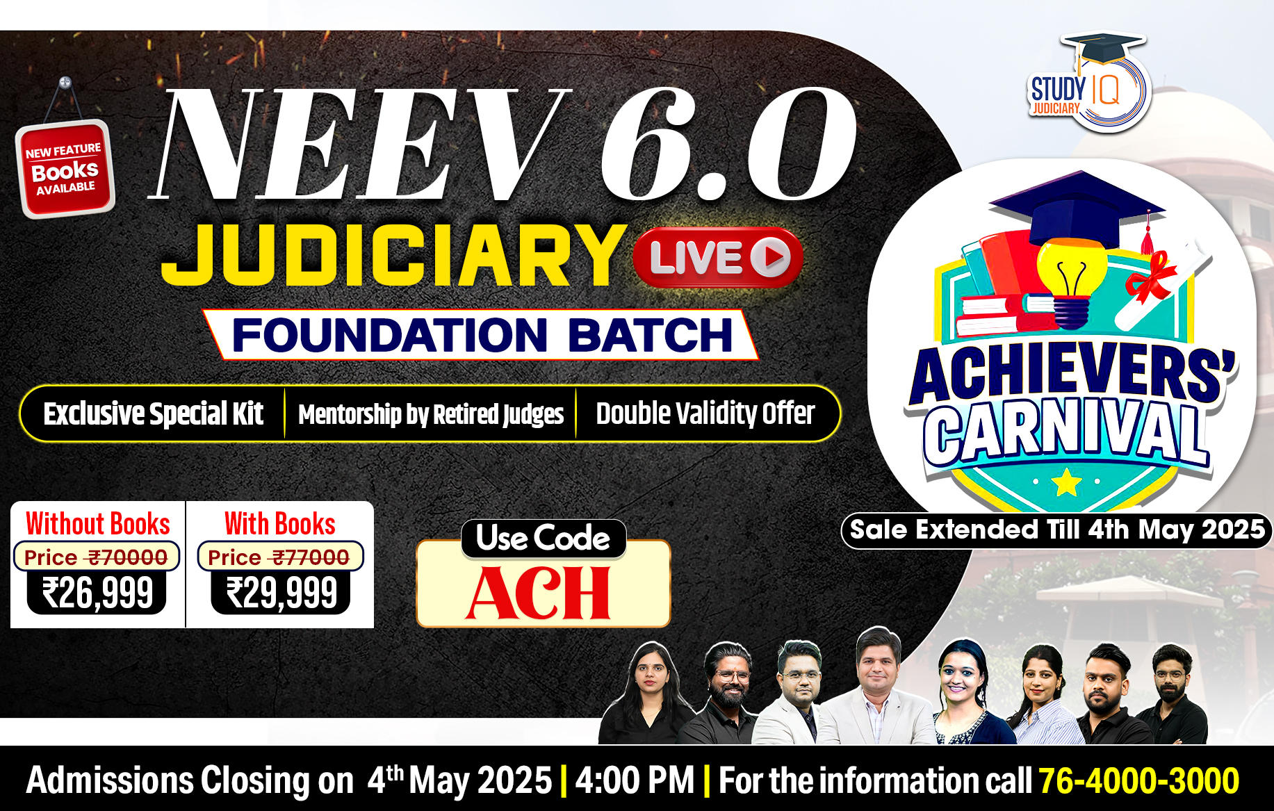 NEEV 6.0 Foundation Judiciary Live Batch