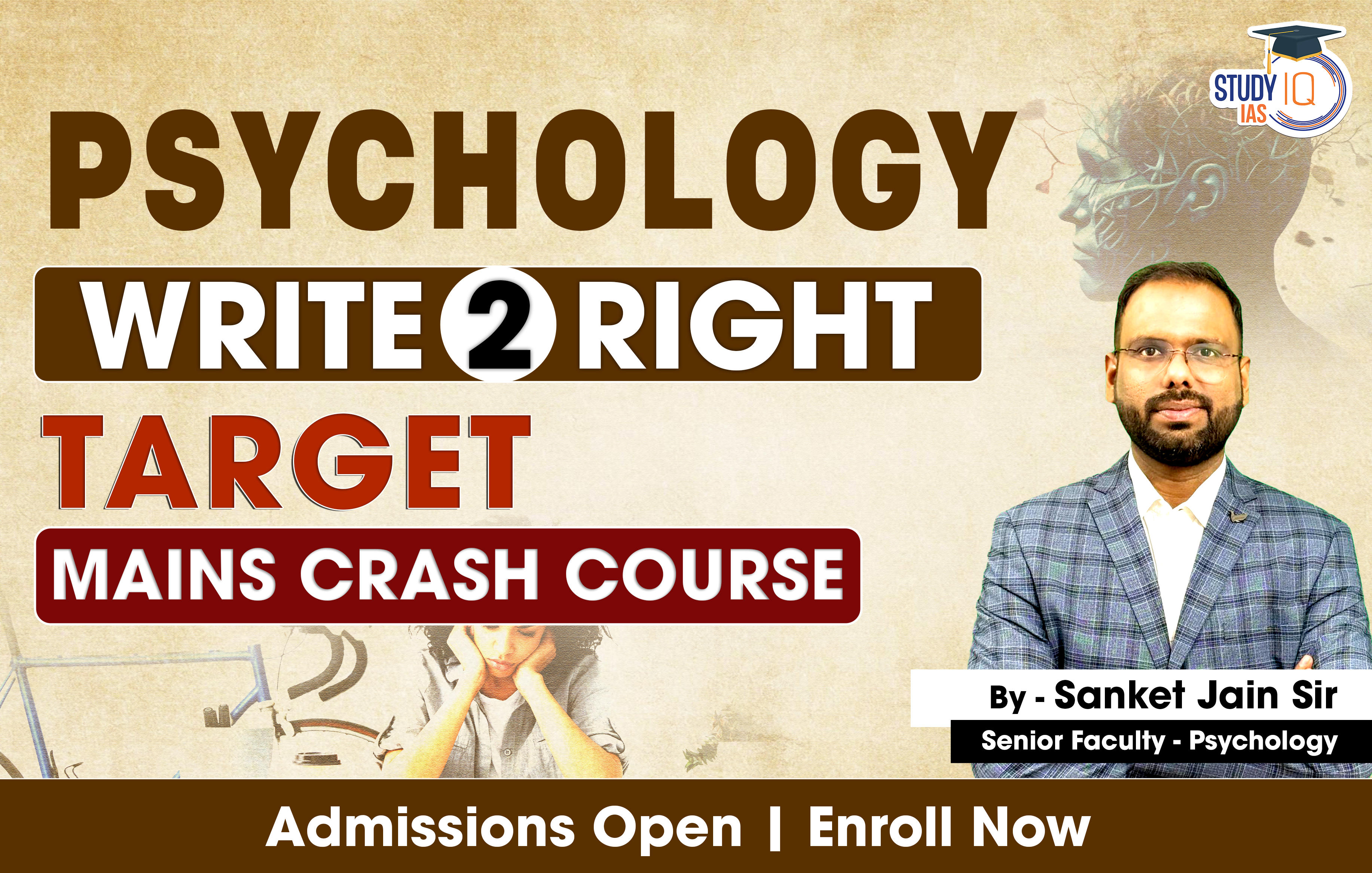 Psychology Mains Crash Course Target Batch 2025 By Sanket Jain