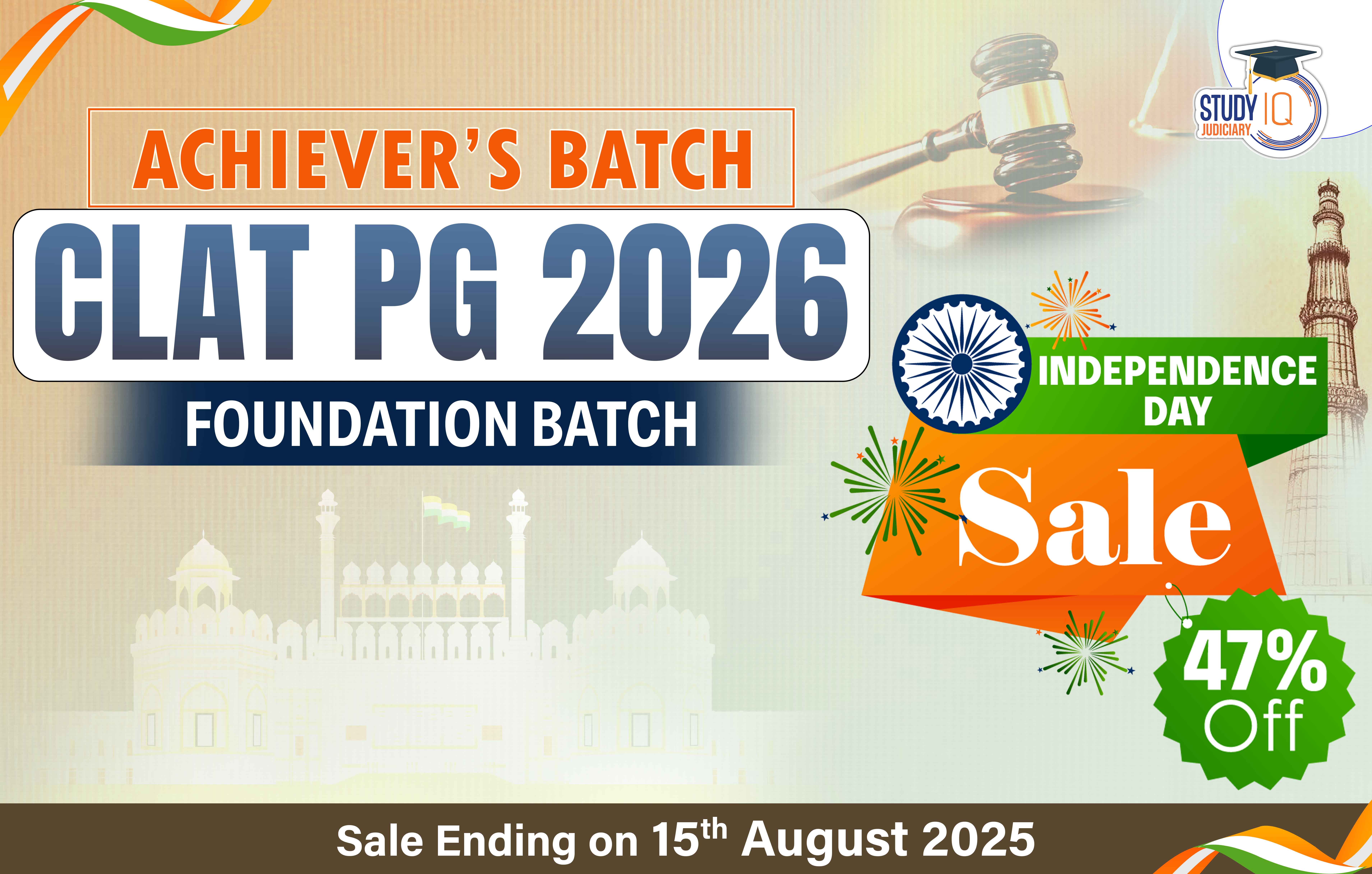 CLAT PG 2026 Foundation Achievers Batch