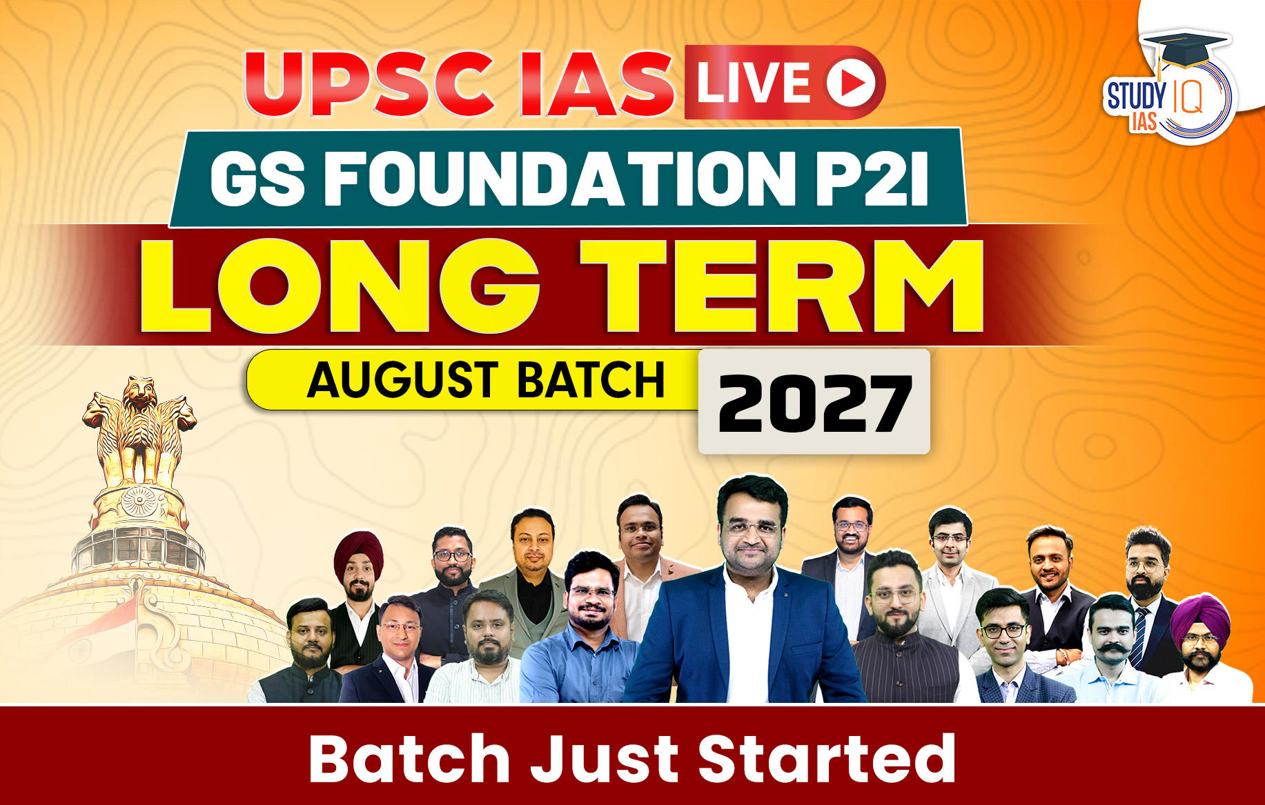 UPSC IAS Live GS P2I Foundation 2027 Long term August Morning Batch