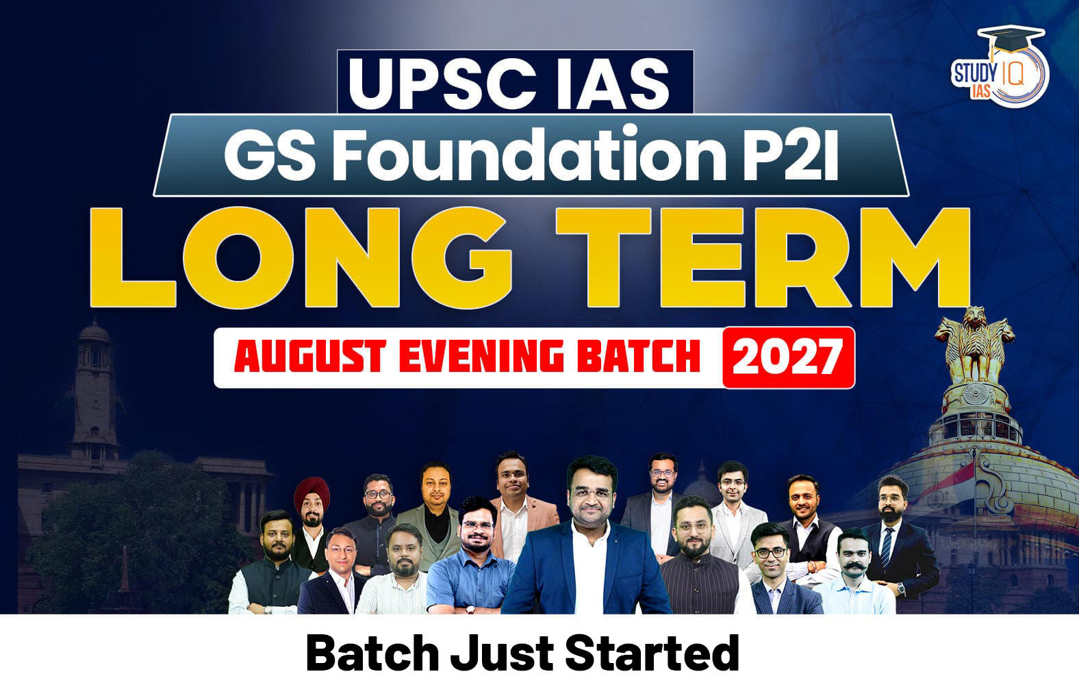 UPSC IAS Live GS P2I Foundation 2027 Long term August Evening Batch