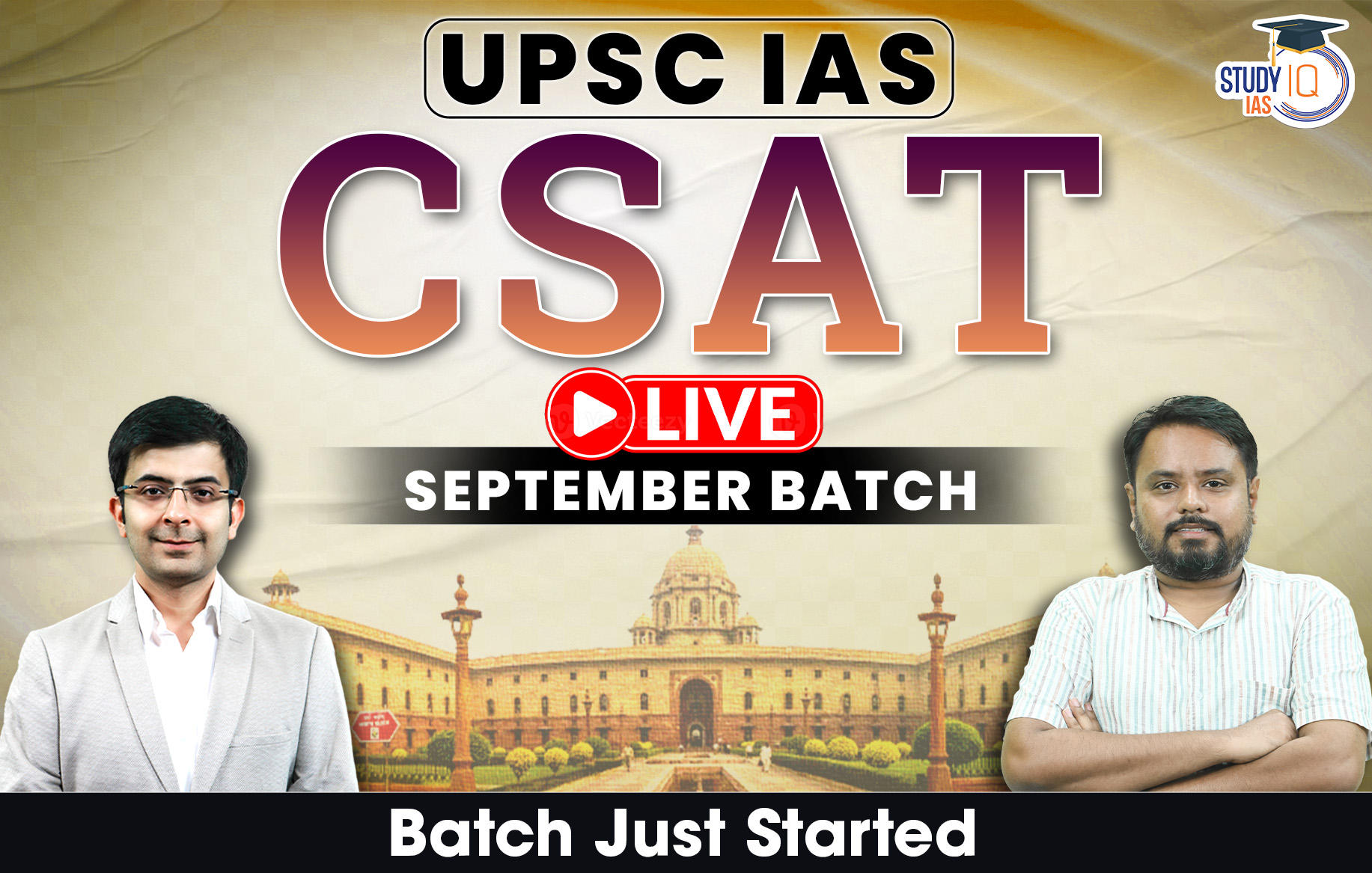 UPSC IAS CSAT Live September Batch