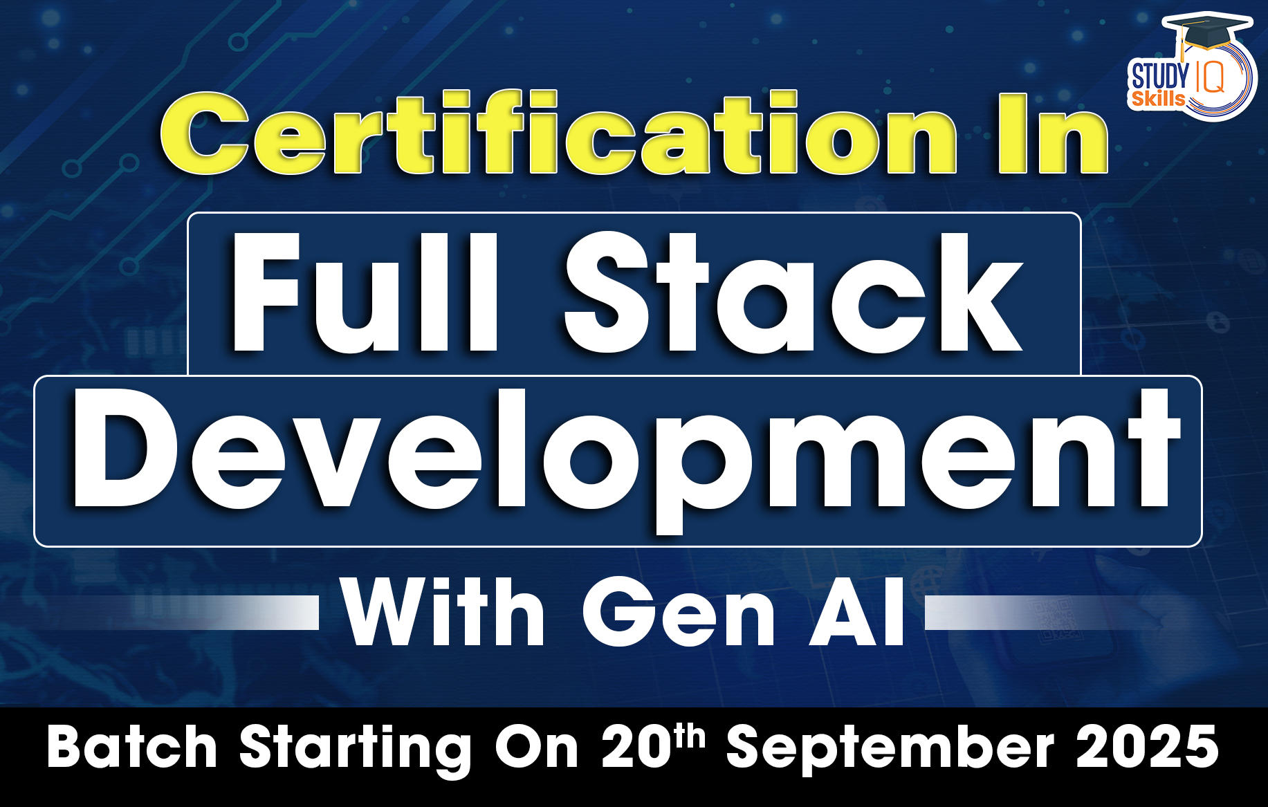 Certification In Full Stack Development With Gen AI