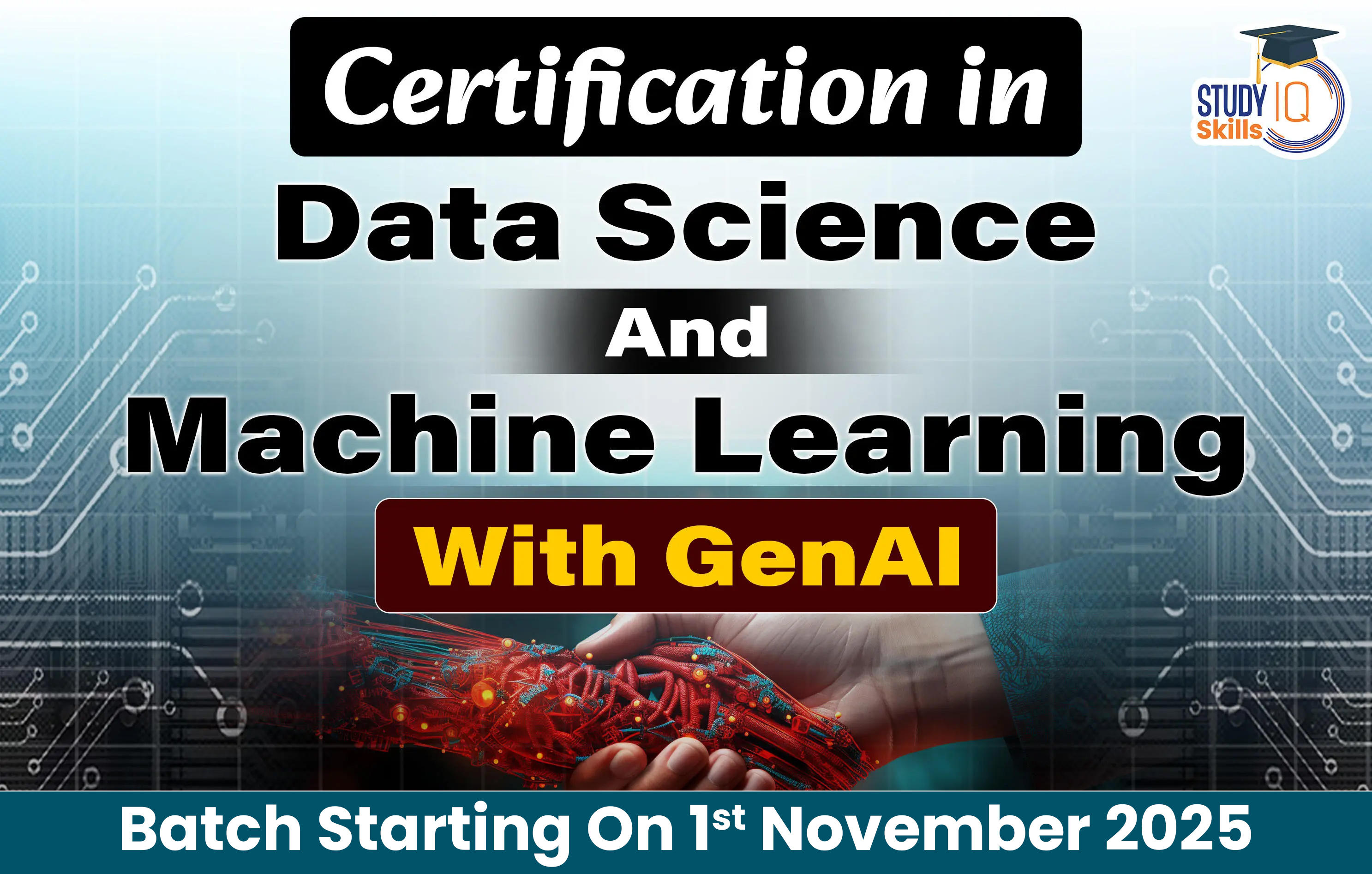 Certification in Data Science And Machine Learning With Gen AI