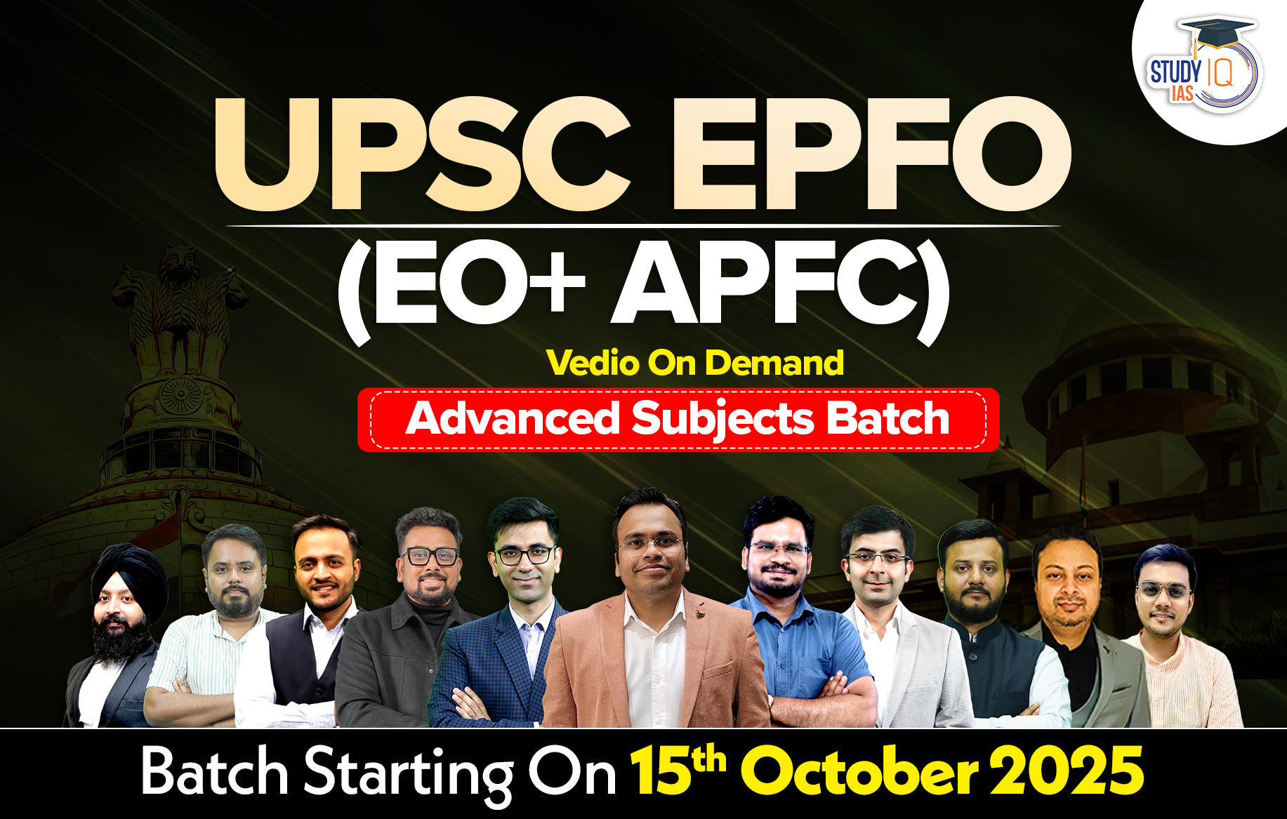UPSC EPFO (EO+ APFC) Batch