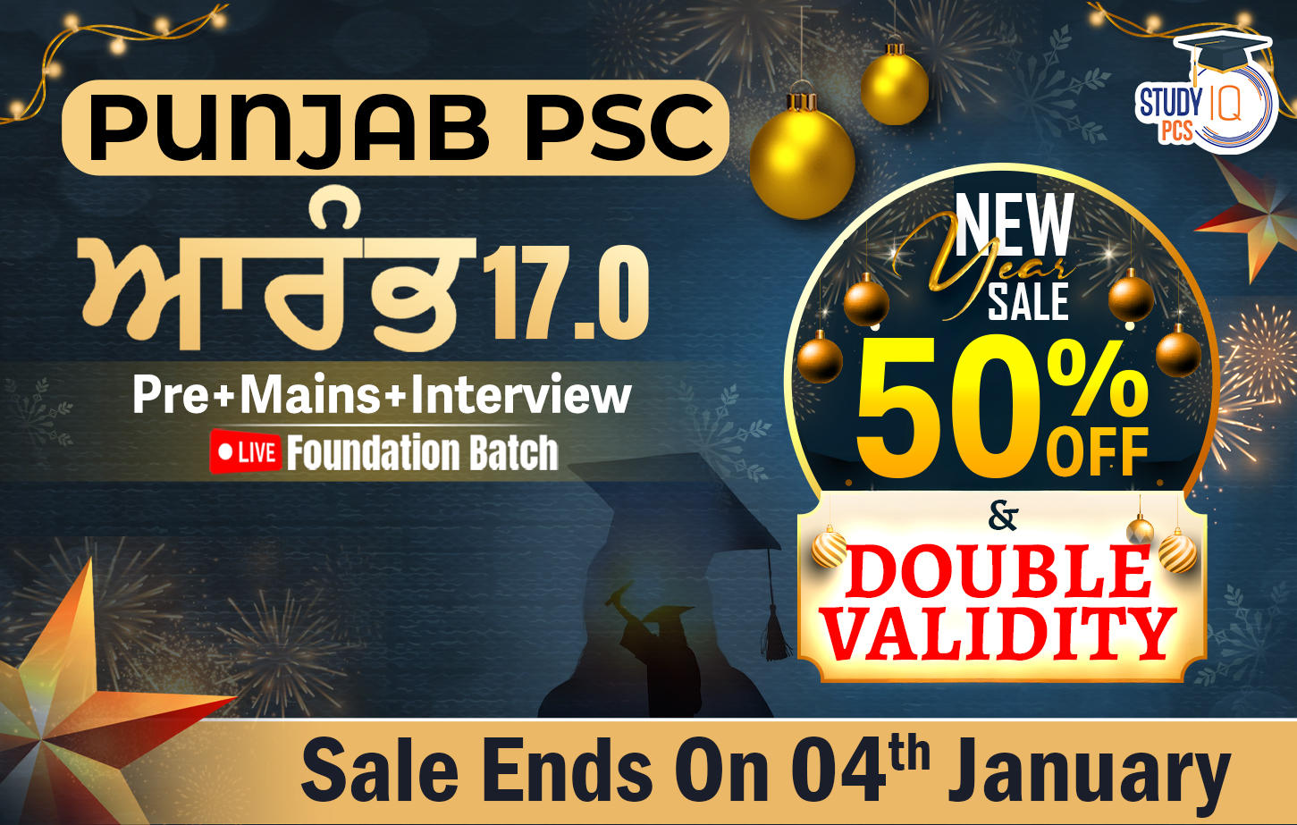 Punjab PSC (Pre + Mains) Live Foundation Aarambh Batch 16 (Gold)